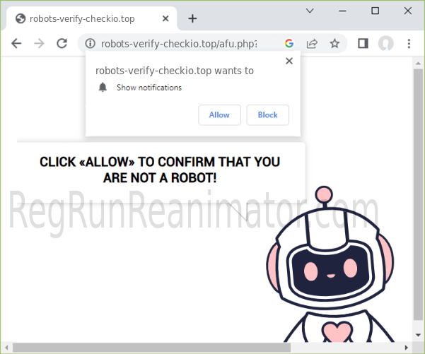Remove ROBOTS-VERIFY-CHECKIO.TOP virus (Removal Guide) « Guide-How-To « Newest viruses and malware