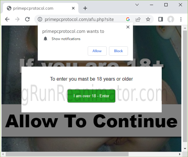 Remove PRIMEPCPROTOCOL.COM virus (Removal Guide) « Guide-How-To « Newest viruses and malware