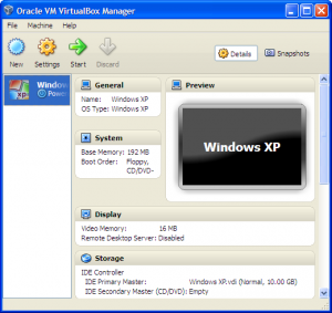 VirtualBox « Virtualization Tools « System Software Research